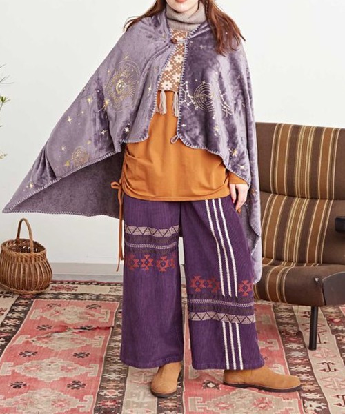 AMINA COLLECTION ブランケット Amina/アミナ ノマディ YOZORA 夜空 あったか 防寒 ボア マイクロファイバー Mサイズ : ZOZOTOWN Yahoo!店 ...