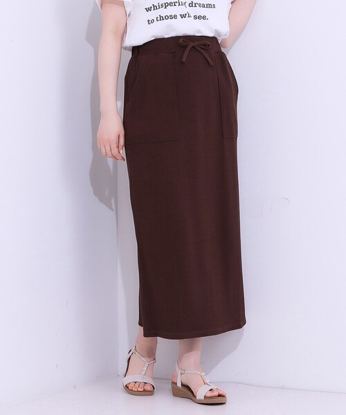 Cutie Blonde スカート 「S-LL」ウエストゴムで楽ちん カットリブナロースカート : ZOZOTOWN Yahoo!店 - 通販 - Yahoo!ショッピング