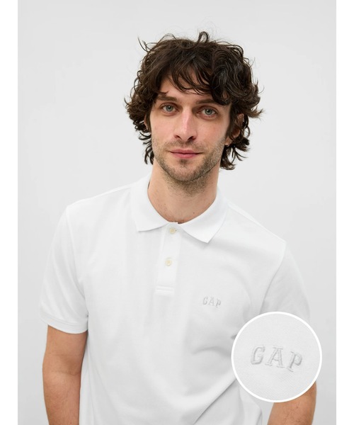 GAP 「GAP」 半袖ポロシャツ X-SMALL ホワイト メンズ : ZOZOTOWN Yahoo!店 - 通販 - Yahoo!ショッピング