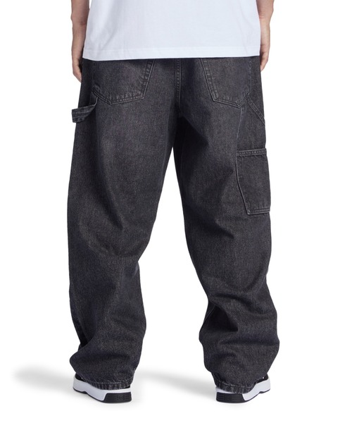 DC SHOES ジーンズ WORKER BAGGY CARPENT/DCワイドシルエットブラックデニムパンツ メンズ レディース : ZOZOTOWN Yahoo!店 - 通販 ...