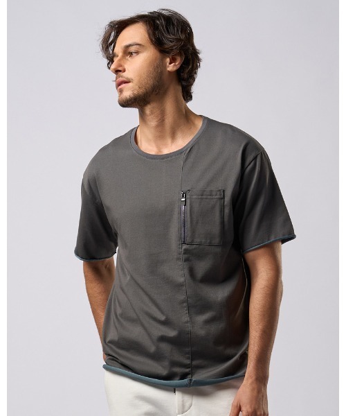 wjk tシャツ cool touch zip-pocket S/S メンズ : ZOZOTOWN Yahoo!店 - 通販 - Yahoo!ショッピング