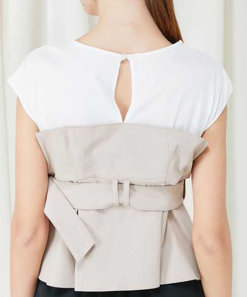 Yahoo!オークション - 「STUDIOUS」 ノースリーブトップス FREE ベージ...