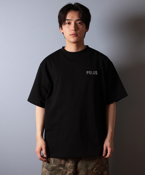 POLeR tシャツ 「ムラサキスポーツ限定」POLER/ポーラー 半袖Tシャツ ビッグシルエット 吸湿速乾 259MCV0015 メンズ レディース : ZOZOTOWN Yahoo!店 ...