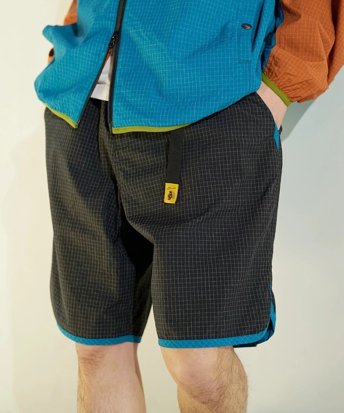 go slow caravan パンツ COBMASTER/コブマスター ポリエステルリップストップパイピングショーツ メンズ レディース : ZOZOTOWN Yahoo!店 - 通販 ...