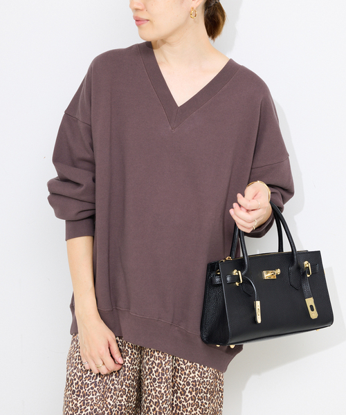 SLOBE IENA（スローブイエナ） トレーナー スウェット Vネックビック