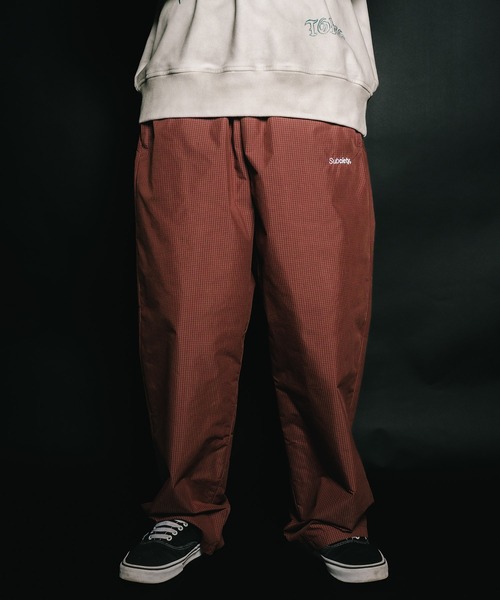 Subciety パンツ Graph check pants メンズ レディース : ZOZOTOWN Yahoo!店 - 通販 ...