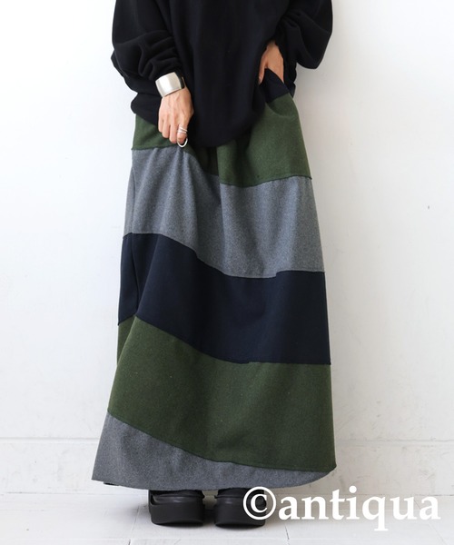 antiqua 「antiqua」 「patterntorso」スカート FREE ブルー系その他 レディース : ZOZOTOWN Yahoo!店 - 通販 - Yahoo!ショッピング