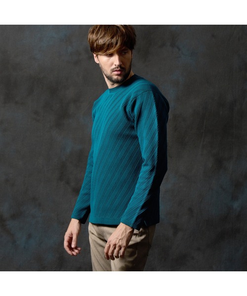 HIDEAWAYS NICOLE（ハイダウェイ ニコル） セーター ニット バイアス