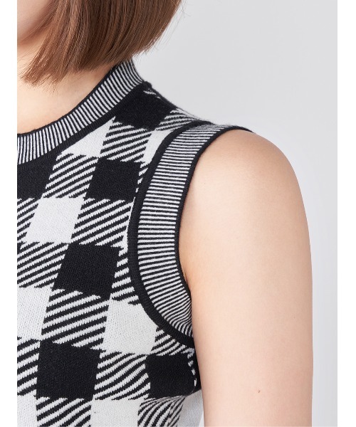 Darich ワンピース DRロゴギンガムニットミニワンピース : ZOZOTOWN Yahoo!店 - 通販 - Yahoo!ショッピング