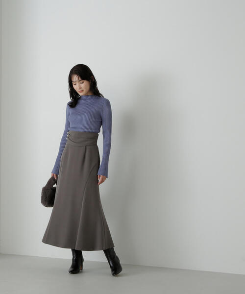 NATURAL BEAUTY BASIC 「NATURAL BASIC」 ロングスカート SMALL チャコールグレー レディース : ZOZOTOWN Yahoo!店 - 通販 ...