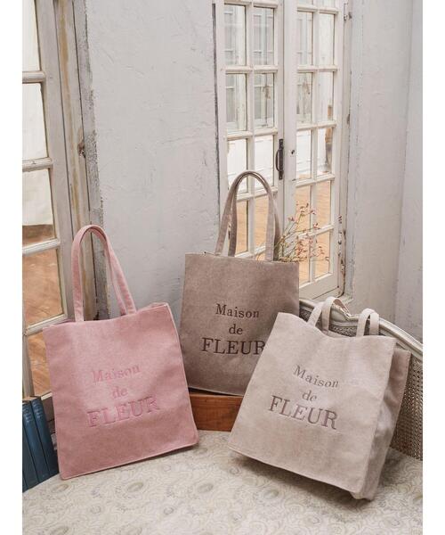Yahoo!オークション - 「Maison de FLEUR」 トートバッグ FREE ベージ...