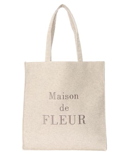 Yahoo!オークション - 「Maison de FLEUR」 トートバッグ FREE ベージ...