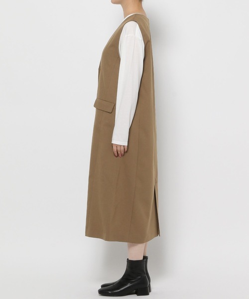 ワンピース ジャンパースカート Vネックジレジャンスカ/135076 レディース : 85798343 : ZOZOTOWN Yahoo!店 ...