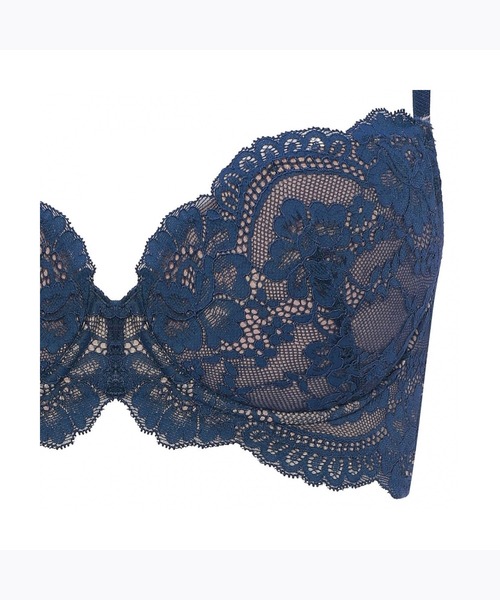 下着女性 上下セット 「クラシカルでリッチなデザイン」デイリーAMOSTYLE 3/4カップブラ ブラ＆ショーツセット レースラバー「B，C，Dカップ : 81546344 ...