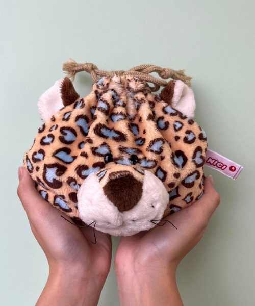 nici ポーチ nici/フィギュアフェイスポーチ ブルーレパード レディース メンズ : ZOZOTOWN Yahoo!店 - 通販 ...