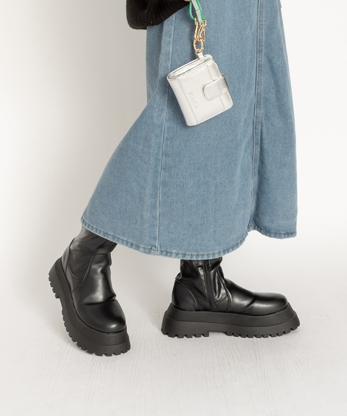 Yahoo!オークション - 「SVEC」 ショートブーツ 36 ブラック レディー...