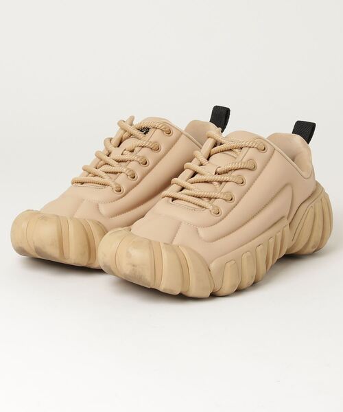 「ONITSUKA TIGER YELLOW COLLECTION」 ローカットスニーカー 25 ブラウン WOMEN :81471346 ...