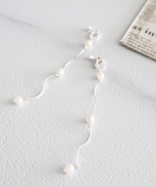 tiny イヤリング パール風垂らしイヤリング「tiny tiny(ティニーティニー)」 レディース : ZOZOTOWN Yahoo!店 ...