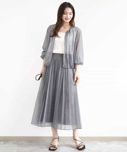 MK MICHEL KLEIN（エムケー ミッシェルクラン） スカート デニム調