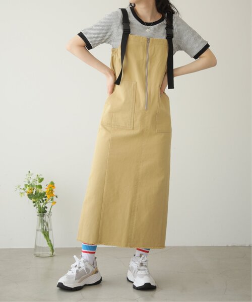 Ray Cassin 「RAY CASSIN」 サロペットスカート FREE ベージュ レディース : ZOZOTOWN Yahoo!店 - 通販 - Yahoo!ショッピング