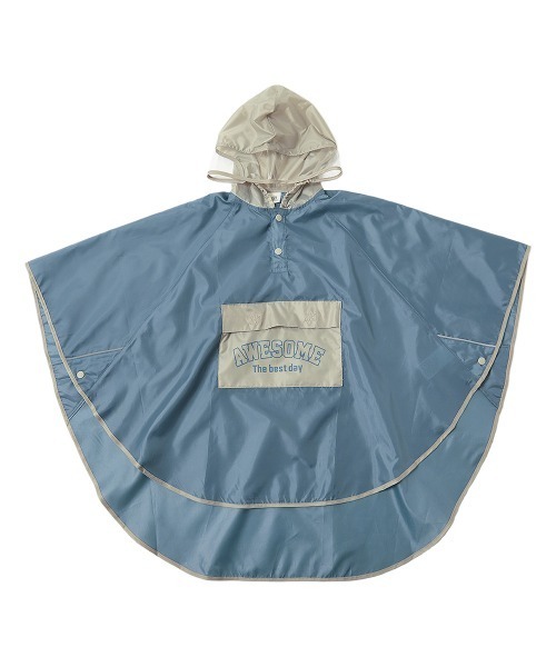 devirock レインコート ランドセル対応 ポケッタブル バイカラー レインポンチョ(リフレクター付き) キッズ : ZOZOTOWN Yahoo!店 - 通販 - Yahoo!ショッピング