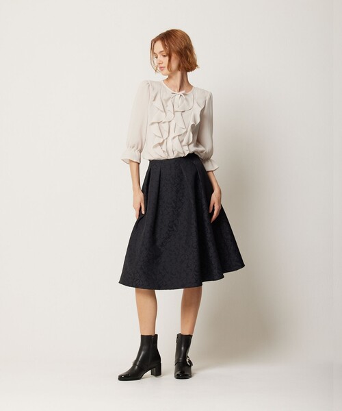 TOCCA 「TOCCA」 7分袖ブラウス 4 グレー レディース : ZOZOTOWN Yahoo!店 - 通販 - Yahoo!ショッピング