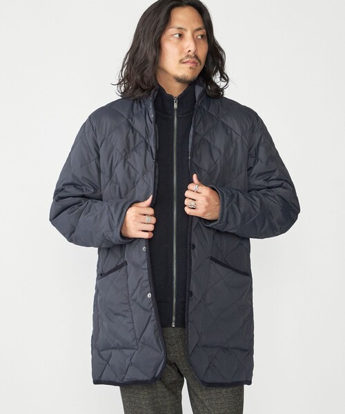 Yahoo!オークション - 「TAION」 ダウンジャケット MEDIUM ネイビー メ...