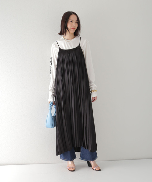 Yahoo!オークション - 「Plage」 キャミソールワンピース 38 ブラック ...