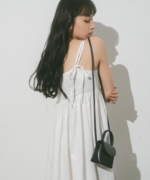 Yahoo!オークション - 「VANNIE U」 キャミソールワンピース FREE ホワ...