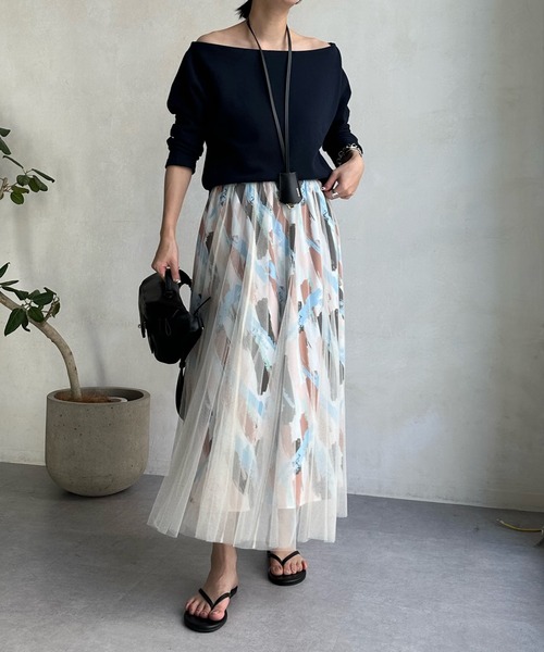 Yahoo!オークション - 「DouDou」 フレアスカート FREE カーキ レディ...