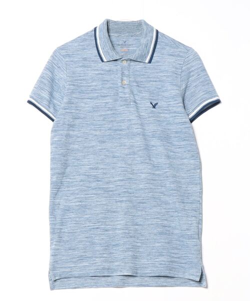American Eagle 「American Eagle」 刺繍半袖ポロシャツ X-SMALL ブルー メンズ : ZOZOTOWN Yahoo!店 - 通販 - Yahoo!ショッピング