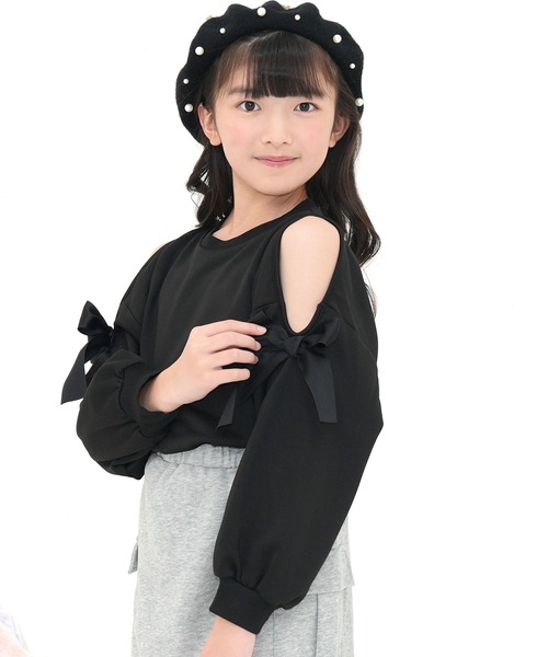 Bee des Bee tシャツ 肩あきクロップド丈トップス キッズ 子供服 女の子 : ZOZOTOWN Yahoo!店 - 通販 - Yahoo!ショッピング