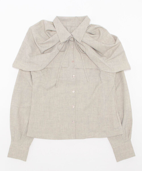 dazzlin 「dazzlin」 長袖ブラウス FREE グレー レディース : ZOZOTOWN Yahoo!店 - 通販 - Yahoo!ショッピング