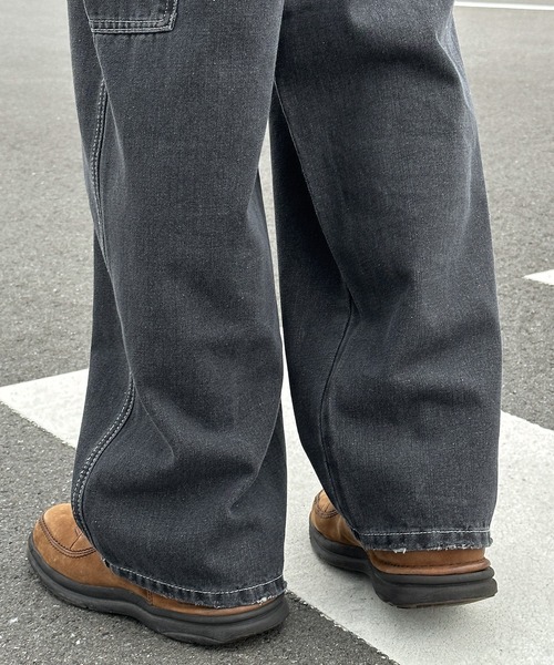 Yahoo!オークション - 「Perushu」 ダメージ加工デニムパンツ MEDIUM ...