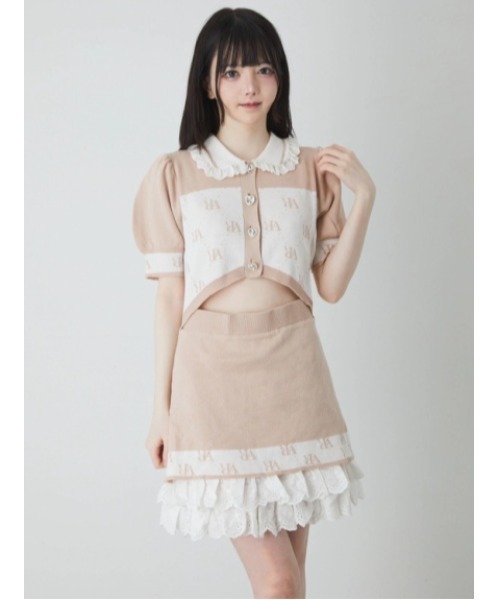 Ank Rouge ワンピース モノグラムポロニットOP : ZOZOTOWN Yahoo!店 - 通販 - Yahoo!ショッピング