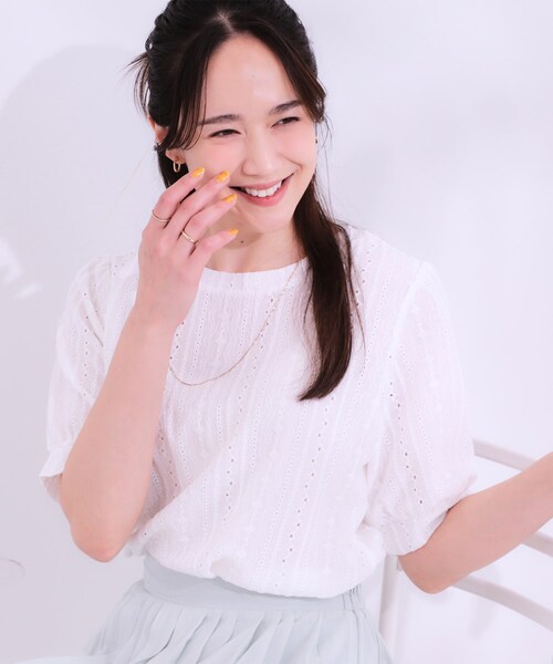 DRESKIP tシャツ ジャガードレーストップス レディース : ZOZOTOWN Yahoo!店 - 通販 - Yahoo!ショッピング