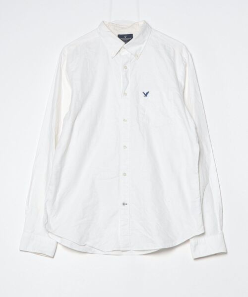 American Eagle 「American Eagle」 刺繍長袖シャツ L ホワイト メンズ : ZOZOTOWN Yahoo!店 - 通販 - Yahoo!ショッピング