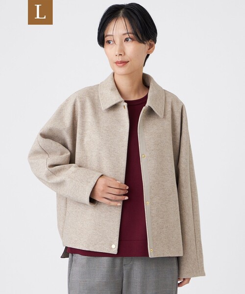 EVEX by KRIZIA ブルゾン アウター 「L」「カタログ掲載」「ウォッシャブル」ウールライクジャージ―ブルゾン レディース : ZOZOTOWN Yahoo!店 - 通販 ...