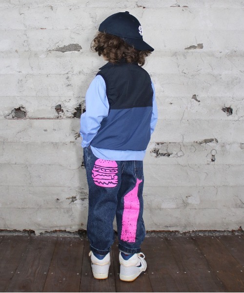 GROOVY COLORS パンツ Denim HAMBURGER Paint Cocoon Pants キッズ 子供服 男の子 女の子 : ZOZOTOWN Yahoo!店 - 通販 ...