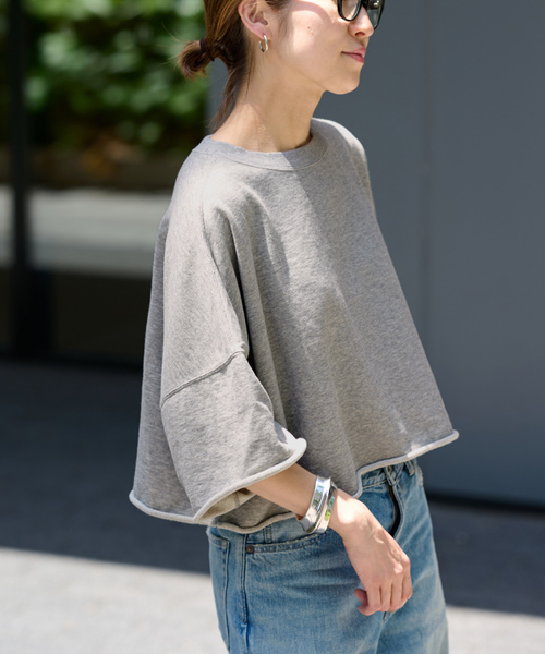 Yahoo!オークション - 「FRAMeWORK」 スウェットカットソー - ホワイト...