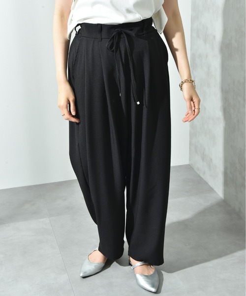 INTERPLANET パンツ 「UV・接触冷感」2WAYストレッチウエストゴムワイドパンツ レディース : ZOZOTOWN Yahoo!店 - 通販 - Yahoo!ショッピング