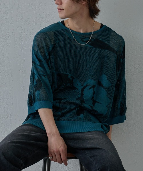 COLONY 2139 「COLONY 2139」 半袖ニット LARGE ブルー メンズ : ZOZOTOWN Yahoo!店 - 通販 - Yahoo!ショッピング