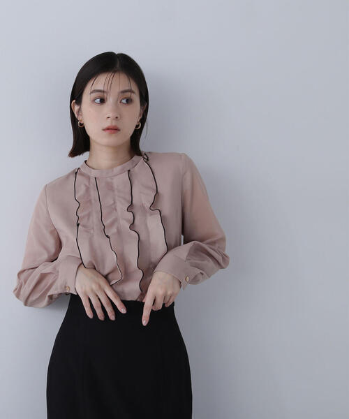 NATURAL BEAUTY BASIC 「NATURAL BASIC」 長袖ブラウス SMALL ベージュ系その他 レディース : ZOZOTOWN Yahoo!店 - 通販 - Yahoo ...