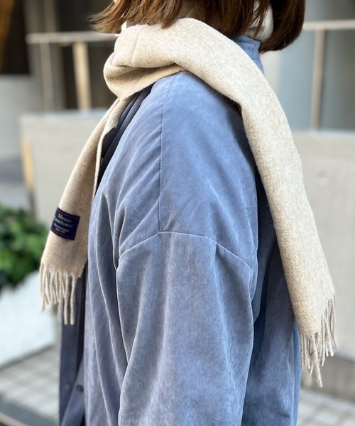 マフラー ストール 「MOON」ムーン 英国製 Merino Lambs Wool メリノ