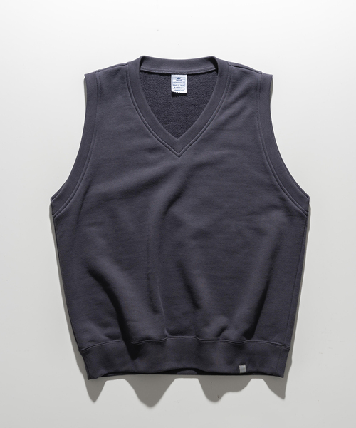 LOOPWHEELER ベスト ジレ × LOWERCASE for EDIFICE ライトツリウラケ ルーズベスト メンズ レディース : ZOZOTOWN Yahoo!店 - 通販 ...