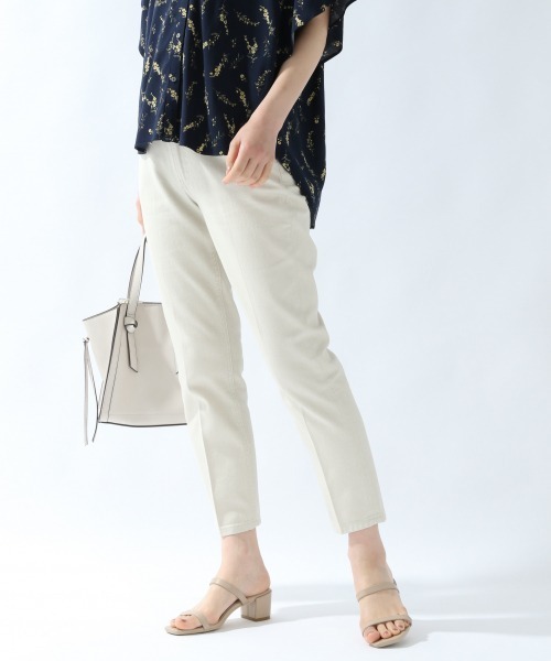 GLOBAL WORK（グローバルワーク） デニムパンツ MEDIUM ホワイト レディース : ZOZOTOWN Yahoo!店 - 通販 ...