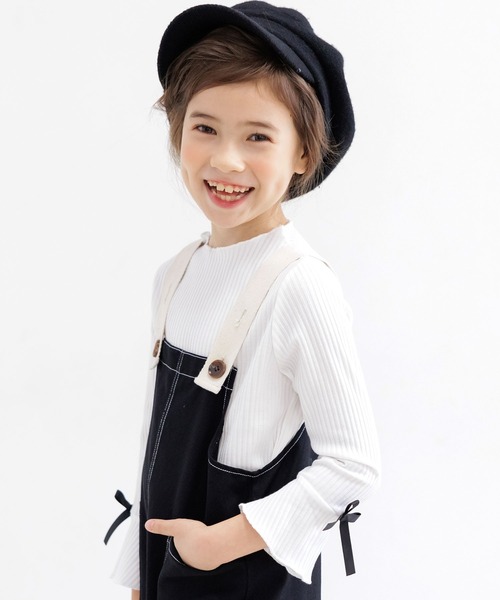 Bee des tシャツ メロウハイネック フレア袖トップス キッズ 子供服 女の子 : ZOZOTOWN Yahoo!店 - 通販 - Yahoo!ショッピング