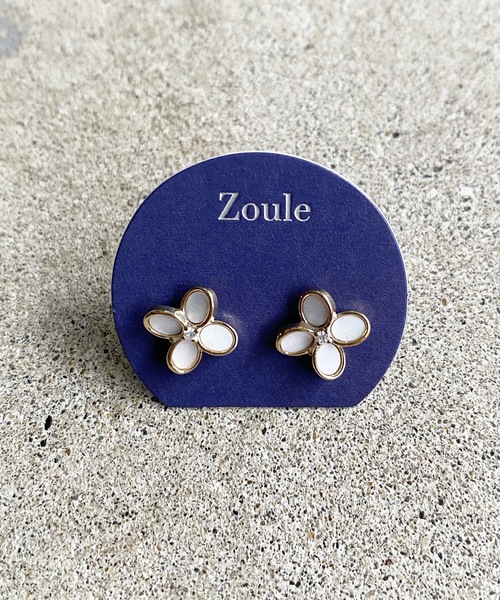 Zoule（ゾーラ） ピアス ゾーラ:jewel flower ジュエルフラワー ニッケルフリー ピアス レディース : ZOZOTOWN ...