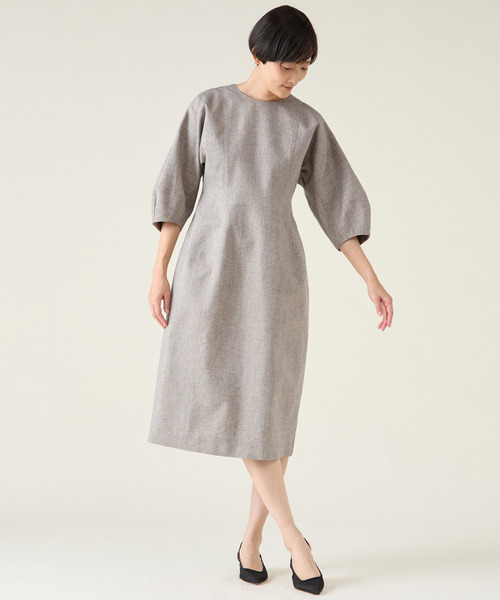 martinique ワンピース ラメリネンコクーンワンピース : ZOZOTOWN Yahoo!店 - 通販 - Yahoo!ショッピング