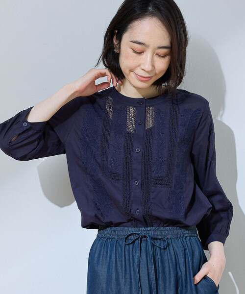 DECOY SINCE 1981 ブラウス シャツ レース刺しゅうブラウス レディース : ZOZOTOWN Yahoo!店 - 通販 - Yahoo!ショッピング